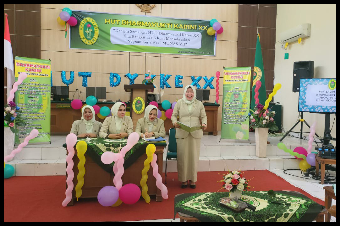 Dharmayukti Karini Cabang Pelalawan Rayakan HUT DYK Ke 20 Tahun 2022