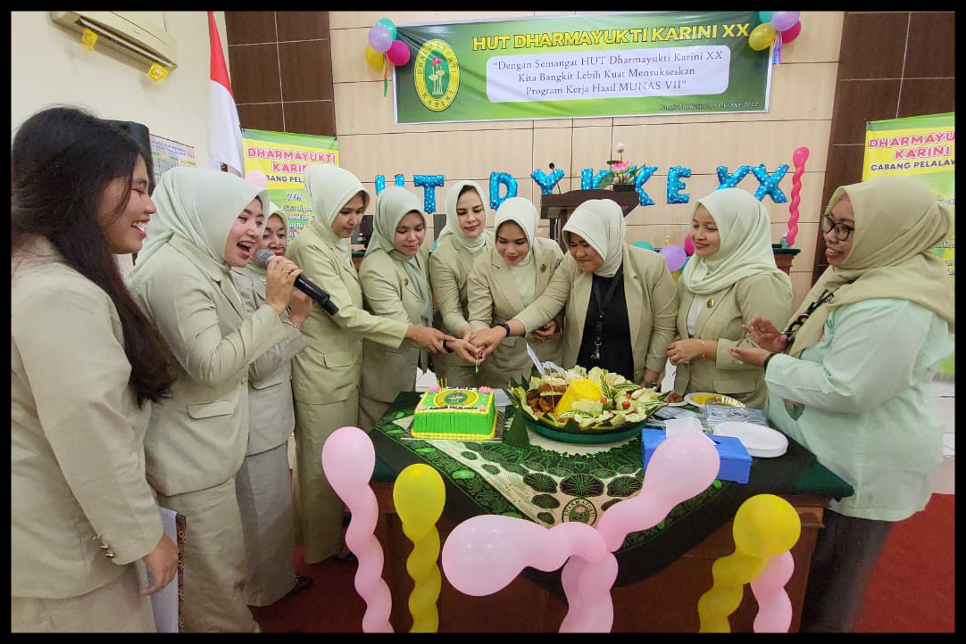 Dharmayukti Karini Cabang Pelalawan Rayakan HUT DYK Ke 20 Tahun 2022